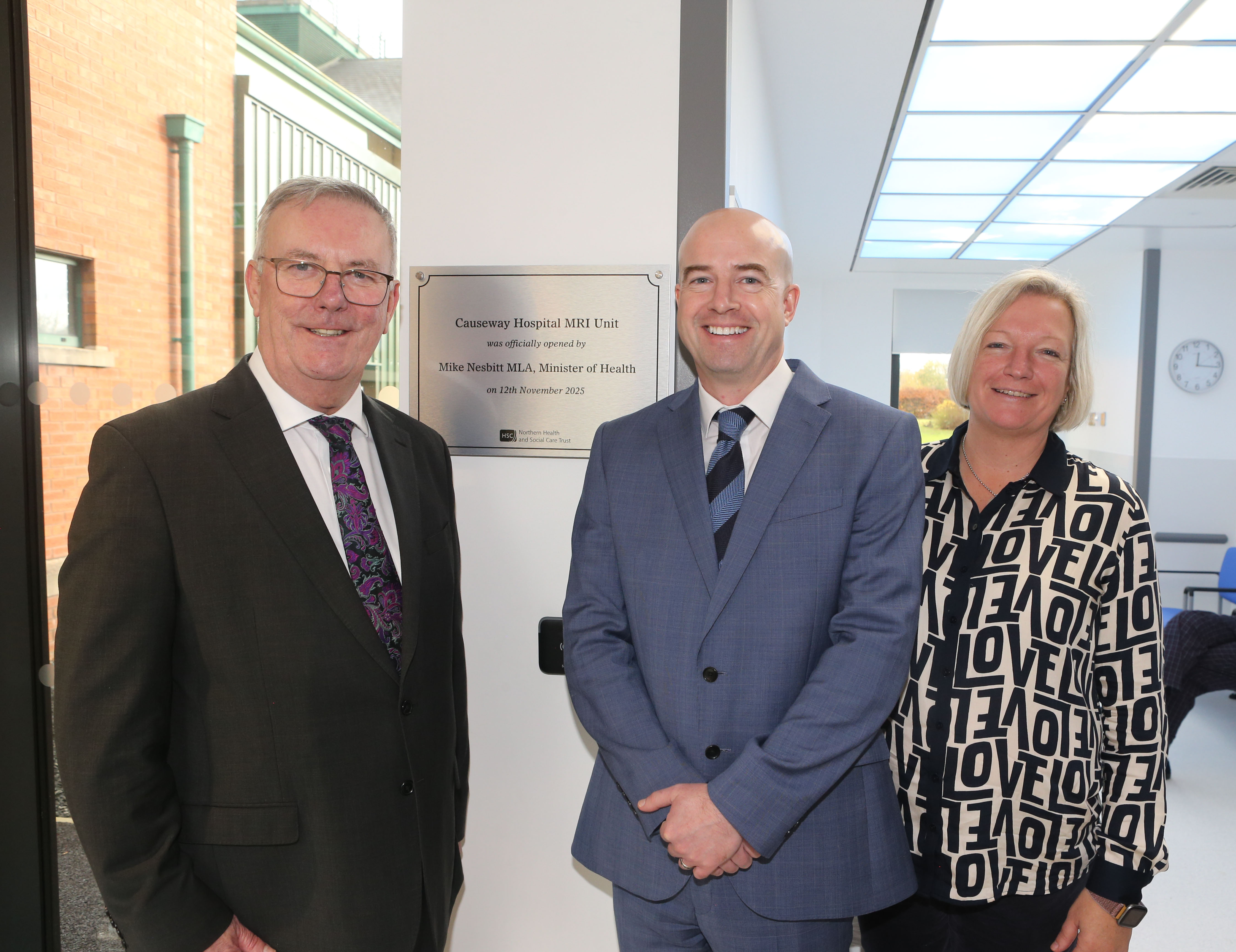 Health Minister formally opens new MRI scanner unit at Causeway ...