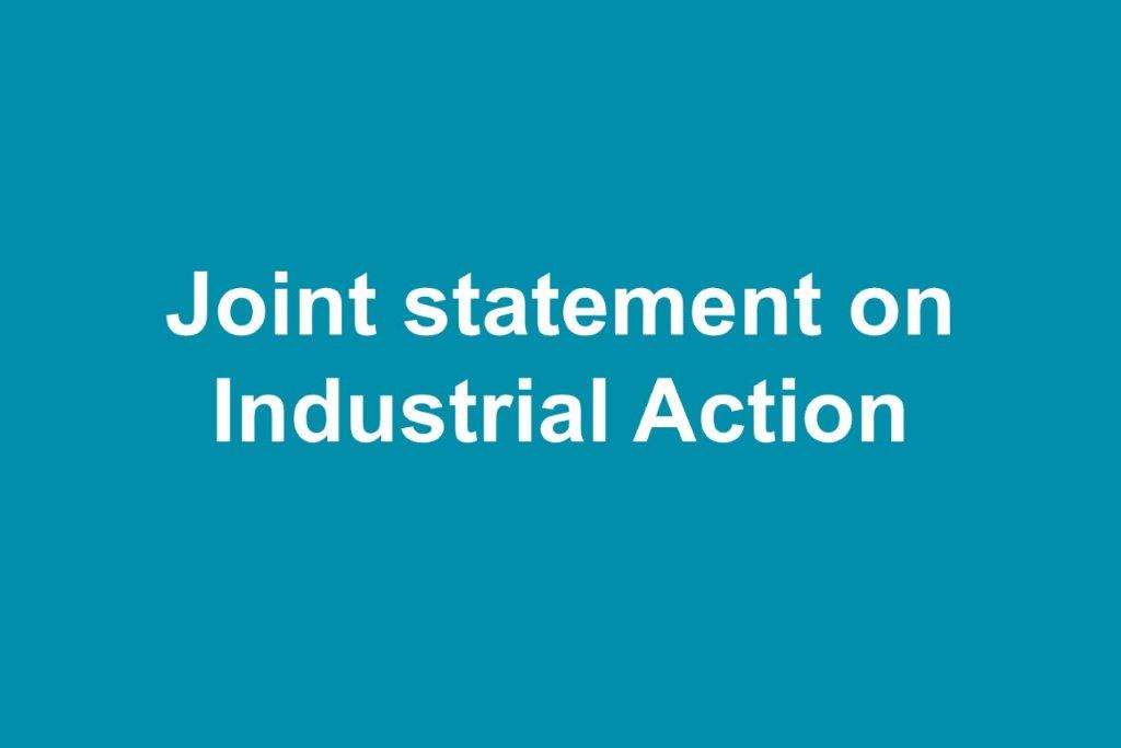 Joint statement on Industrial Action | Department of Health